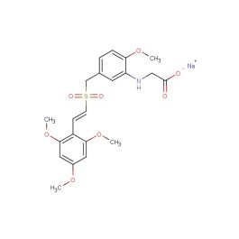 sodium (E)-2-((2-methoxy-5-(((2,4,6-trimethoxystyryl)sulfonyl)methyl ...